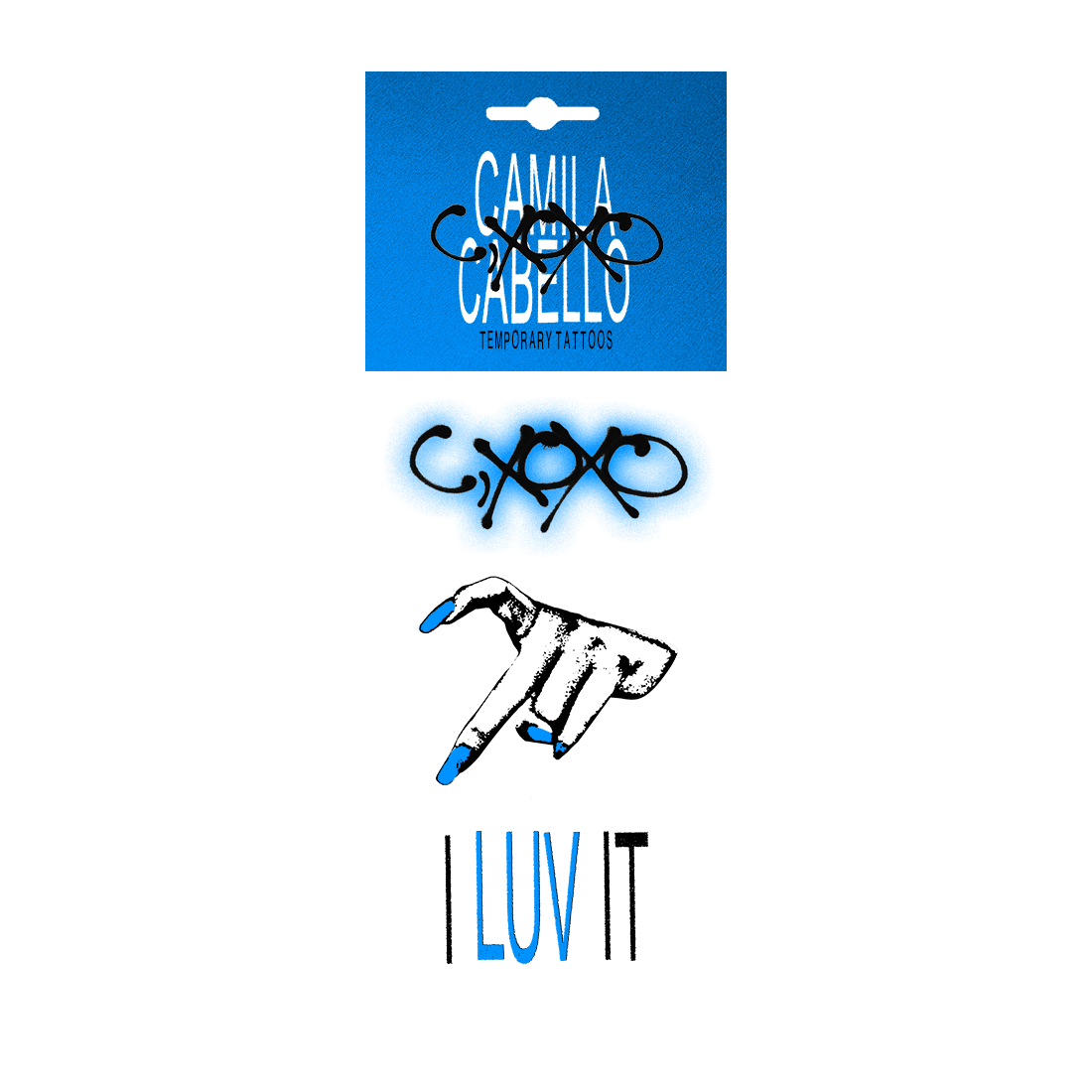 C,XOXO Temporary Tattoos - Camila Cabello Official Store